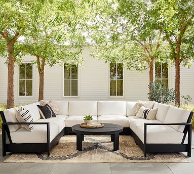 Build Your Own - Malibu Metal Platform Outdoor Sectional Components ...