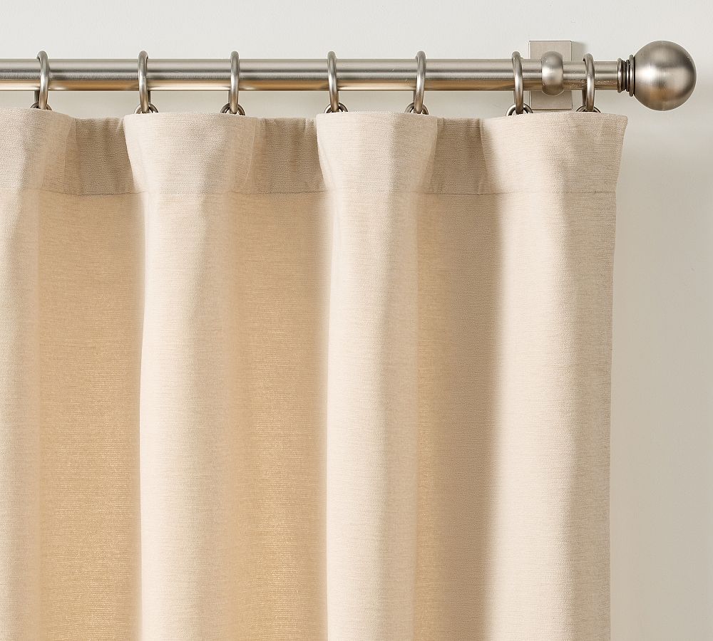 Open Box: Cozy Cloud Light Filtering Curtain, 100"W x 96"L - Oatmeal ...