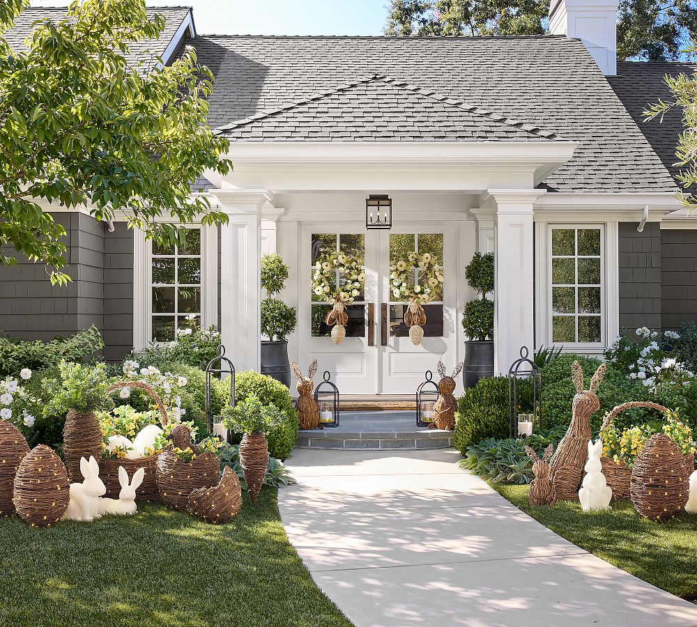 Lit Rattan Easter Collection | Pottery Barn