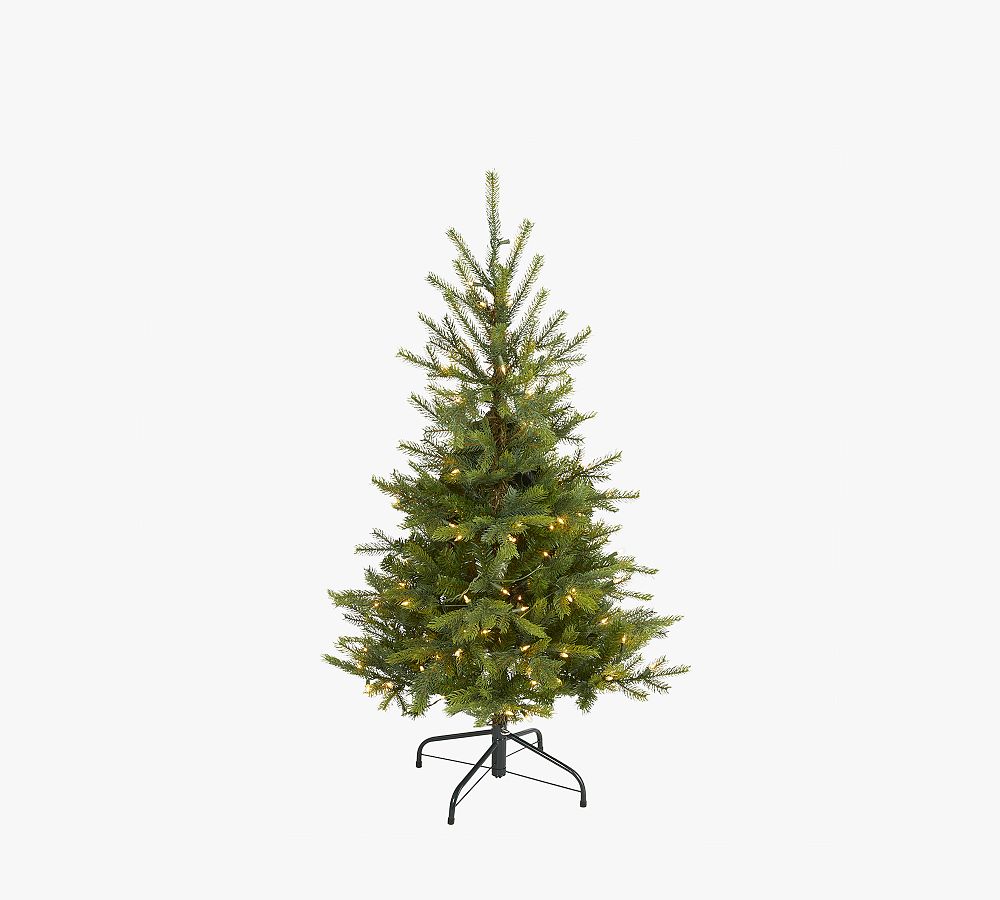 Open Box: Lit North Carolina Spruce Faux Christmas Tree (4') | Pottery Barn