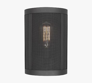 Open Box: Ravenswood Metal Sconce - Black | Pottery Barn