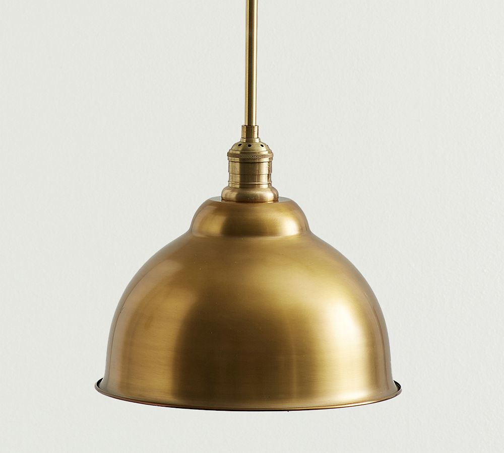 Metal Bell Pole Pendant Fixture | Pottery Barn