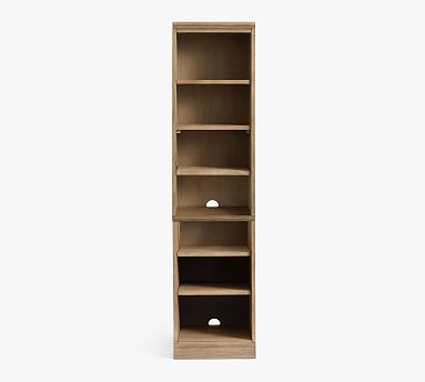 Printer's Narrow Bookcase with Open Shelf (18") | Pottery Barn