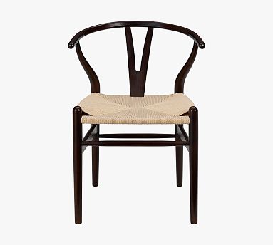 Open Box: Faith Dining Chair, Set of 2 - Natural Seat, Walnut Frame ...