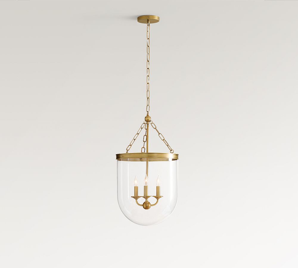 Elizabeth Glass Hundi Pendant (15") | Pottery Barn