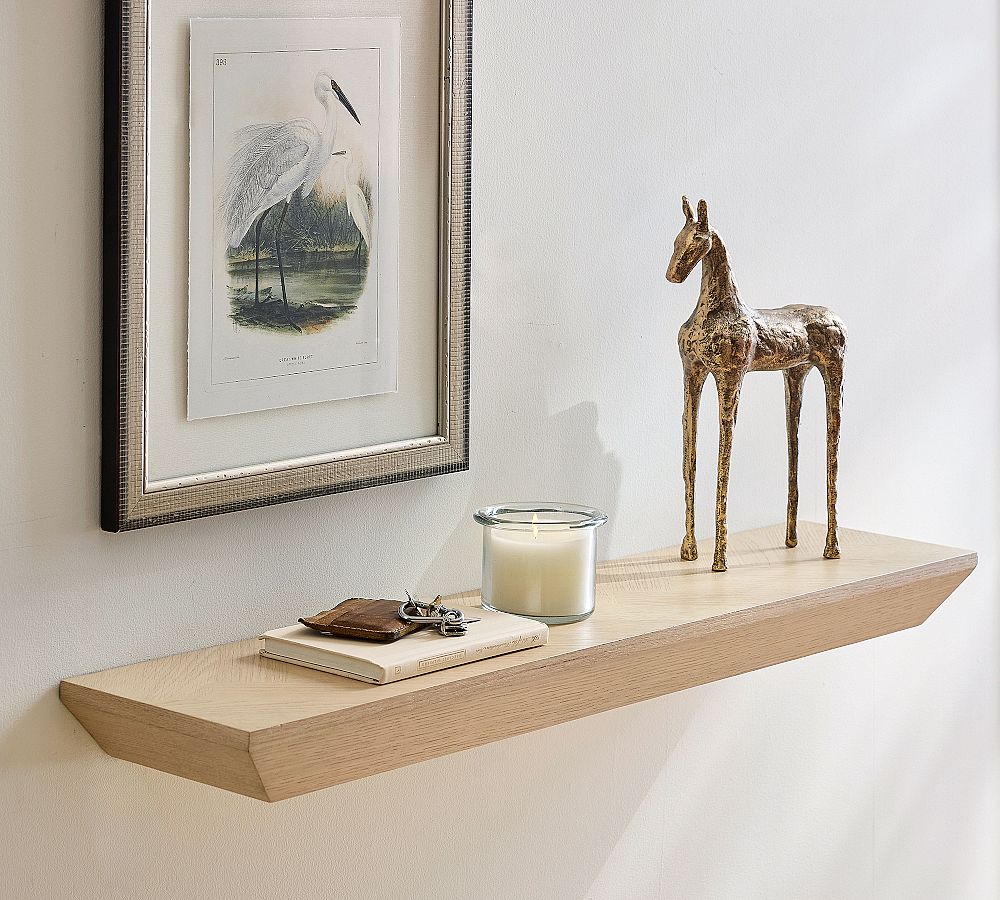 Blair Herringbone Floating Shelf (36"-48") | Pottery Barn