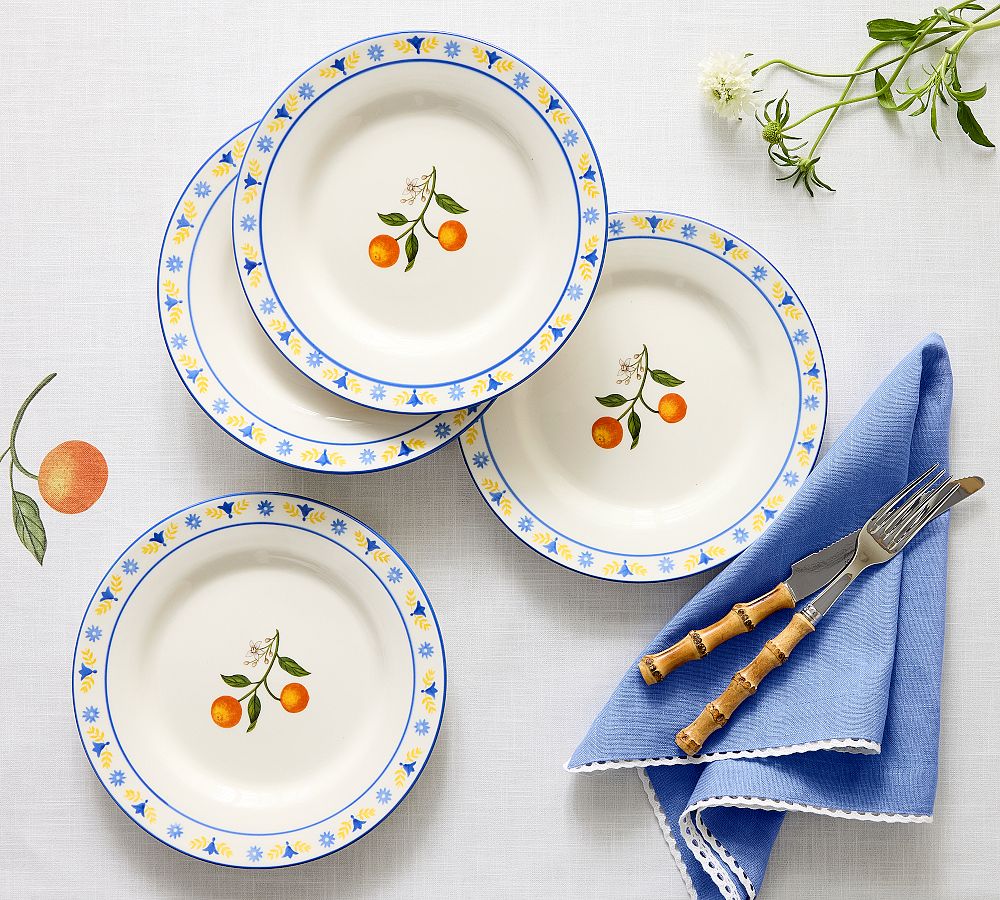 Mark D. Sikes Valencia Vine Salad Plates - Set of 4 | Pottery Barn