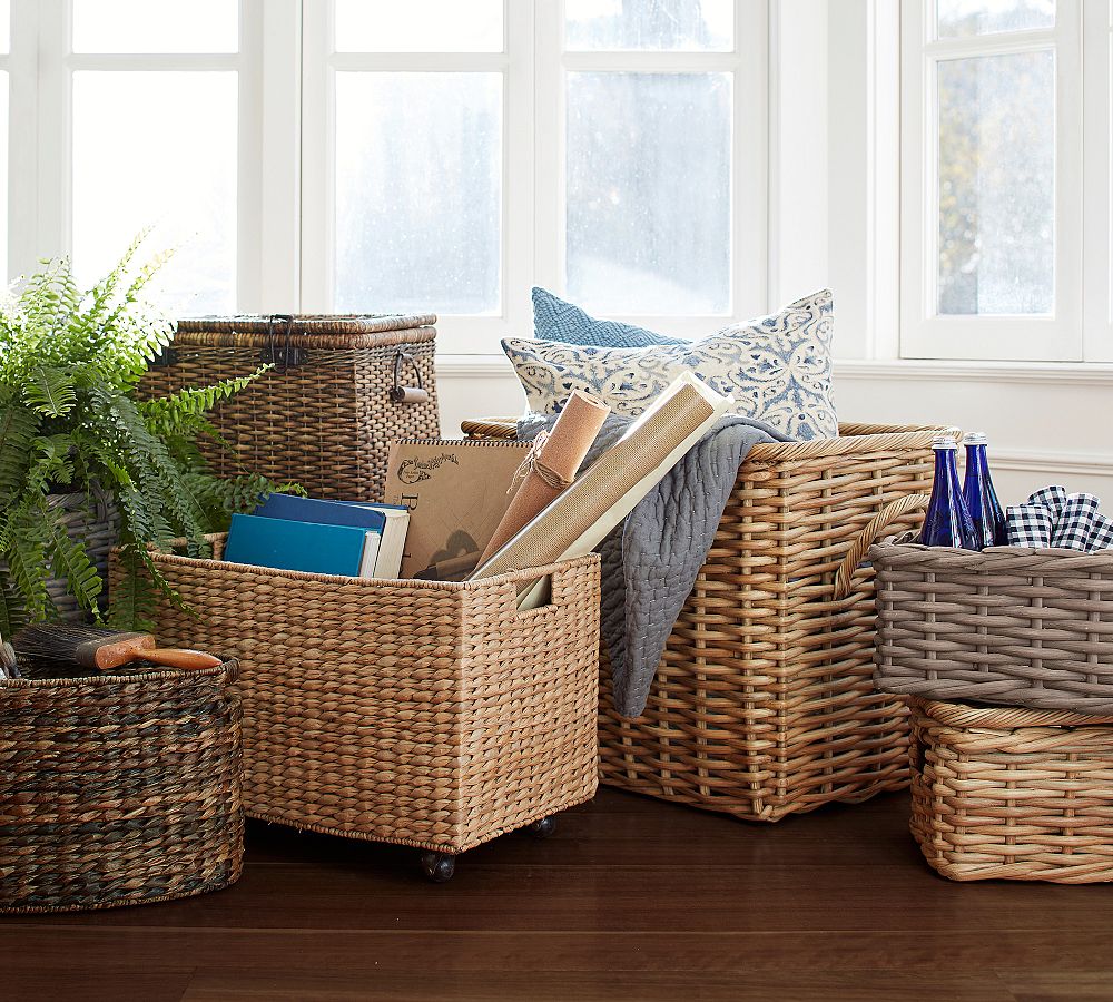 Aubrey Handwoven Basket Collection | Pottery Barn