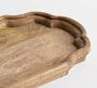 Mango Wood Scallop Tray | Pottery Barn